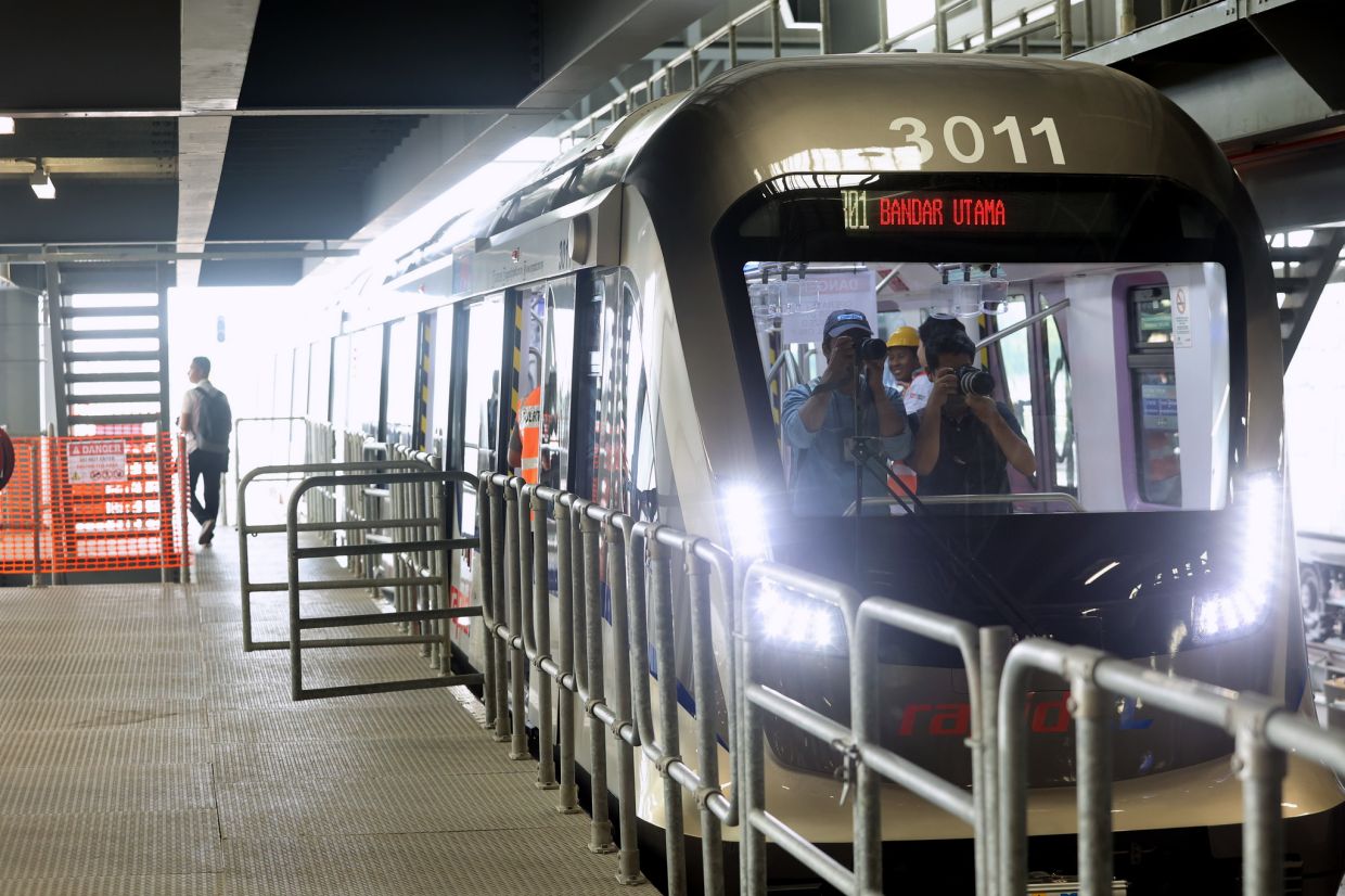 Shah Alam LRT line (LRT3) is set to begin operations on 30 September ...